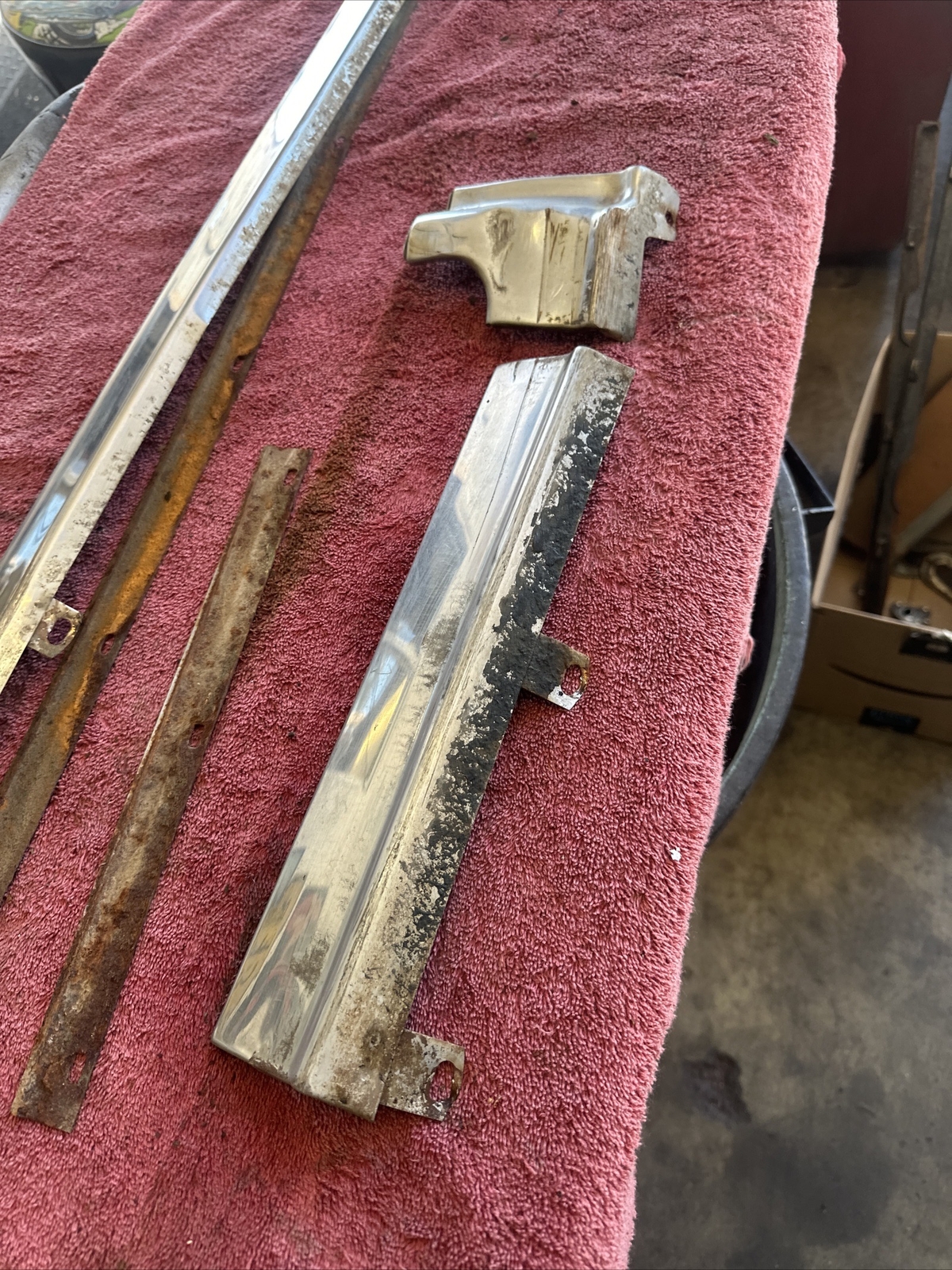 1951 1952 1953 CADILLAC ROCKER Trim DRIVERS SIDE Left ROCKER PANEL ...