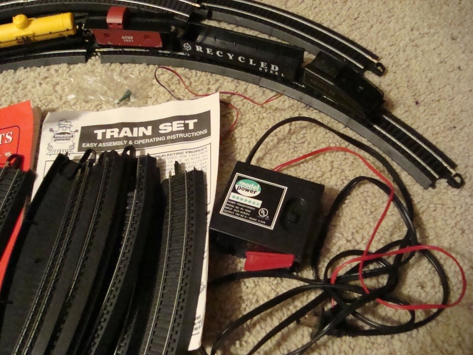 Vintage Excellent Model Power Train Set w/ Track & Transformer ...