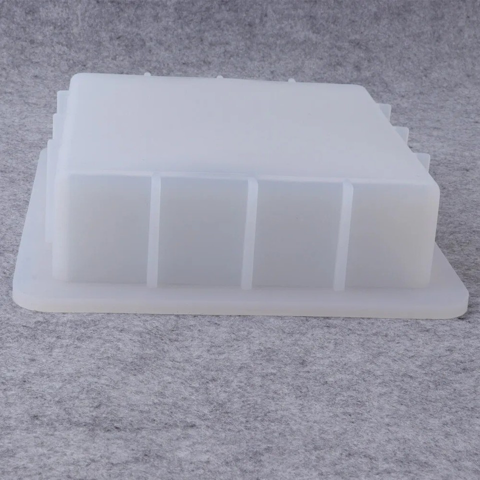 Large Square Mold Silicone Mould Tray for Homemade Ice Cake Loaf baking ...