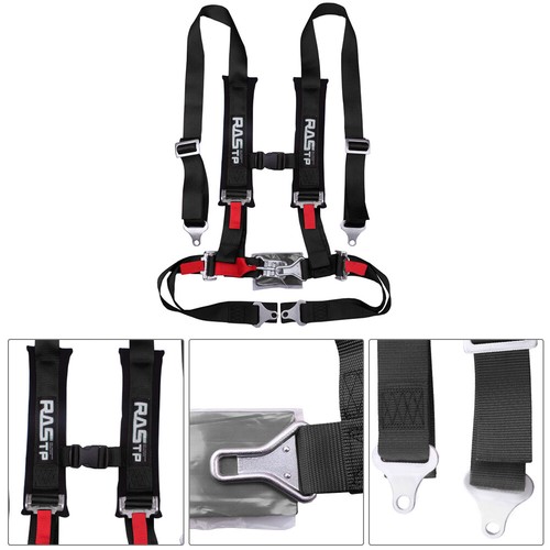 Universal 4 Point Buckle Seat Belt Racing Harness For Racing Car UTV ...
