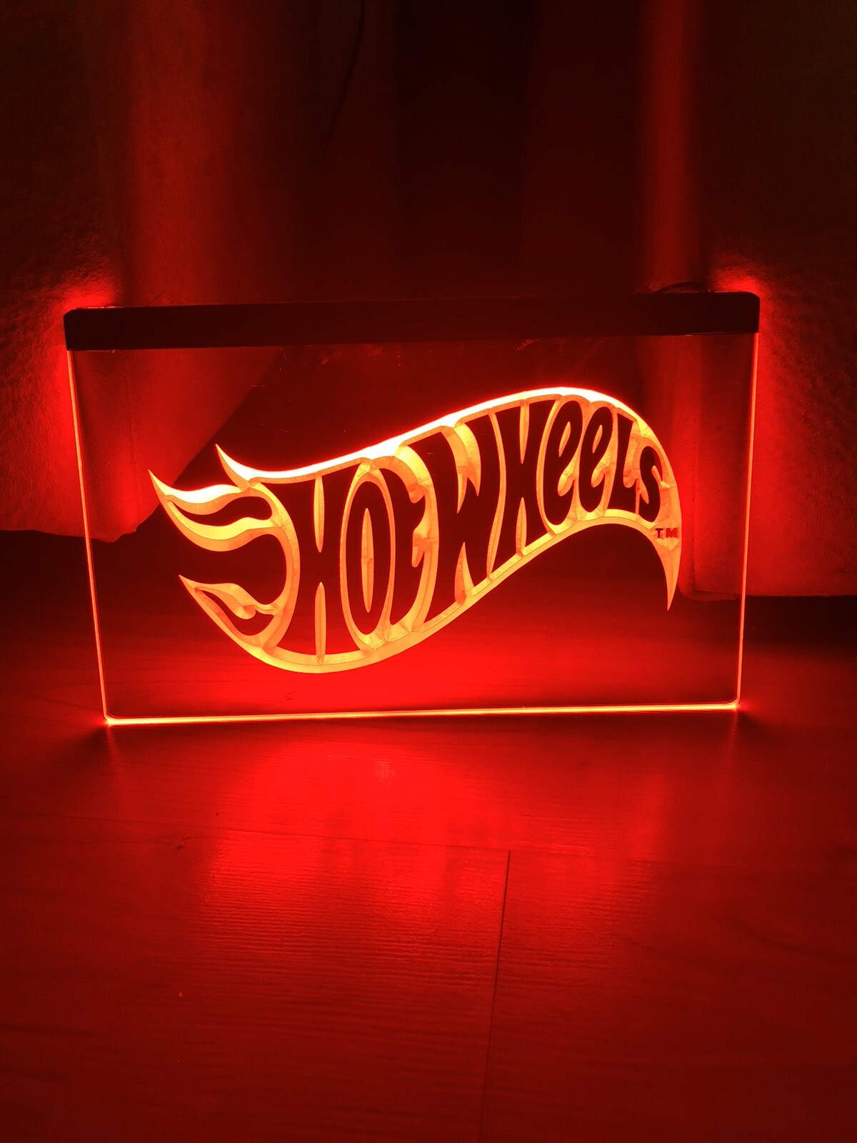 HOT WHEELS LED NEON LIGHT SIGN 8x12 | eBay