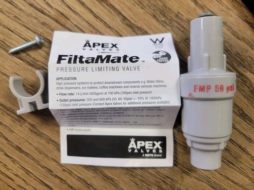 Apex Filtamate Pressure Limiting Valve w/ 1/4" QC fittings (Part ...