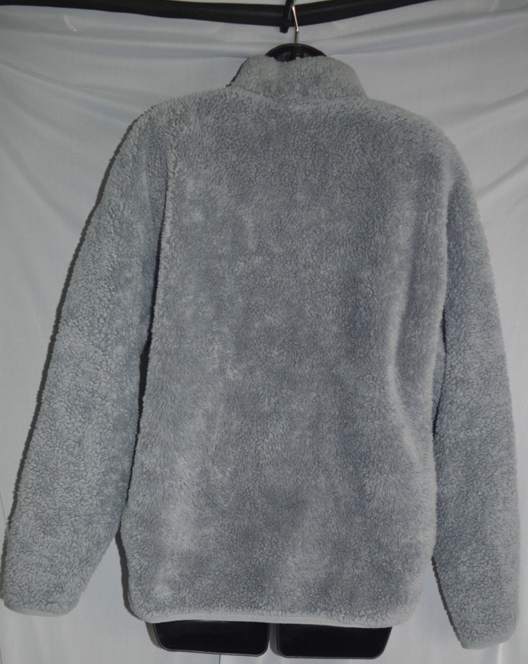 Victoria Secret warm jacket soft inside and out grey S/M full zip | eBay UK