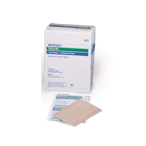 Kendal Telfa Ouchless Sterile Dressings 3"x4" Adherent 100 Count ...