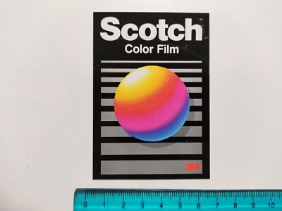 Autocollant Scotch Color Film 3M Timbre Vintage 80s Original | eBay