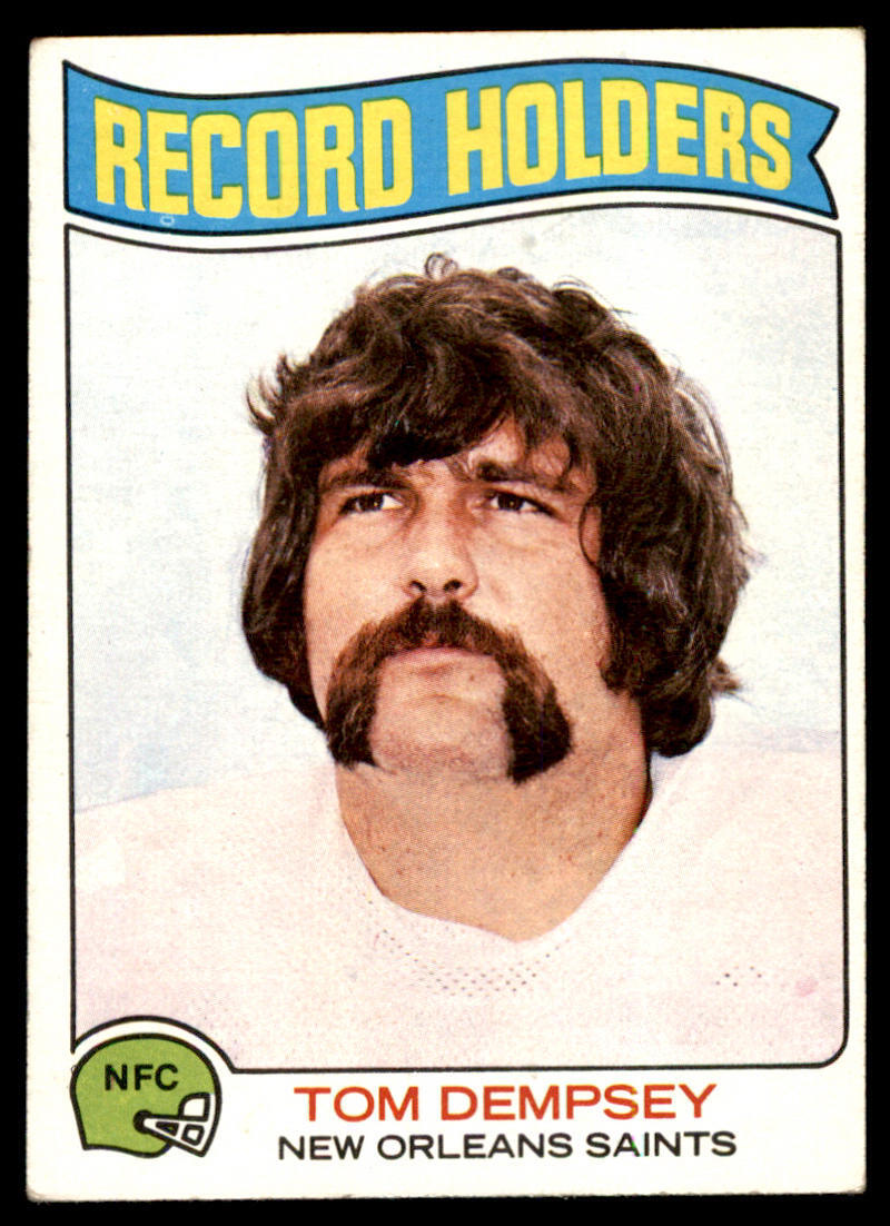 1975 Topps #353 Tom Dempsey Record Holder | eBay