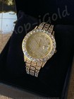 Mens Custom Fully Ice out Bling Round Icy Watch Iced Cz Quality ...