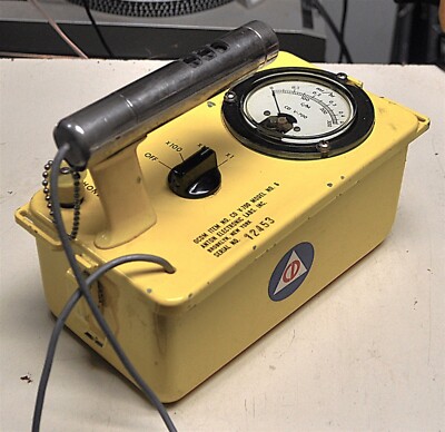 ANTON ELECTRONICS #CD V-700 MODEL 6 GEIGER COUNTER VINTAGE COLLECTABLE ...
