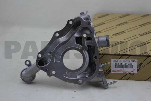 1511531040 Genuine Toyota COVER, OIL PUMP 15115-31040 | eBay