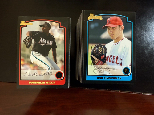 2003 BASEBALL BOWMAN DRAFT PAPER 1-165 COMPLETE SET | eBay