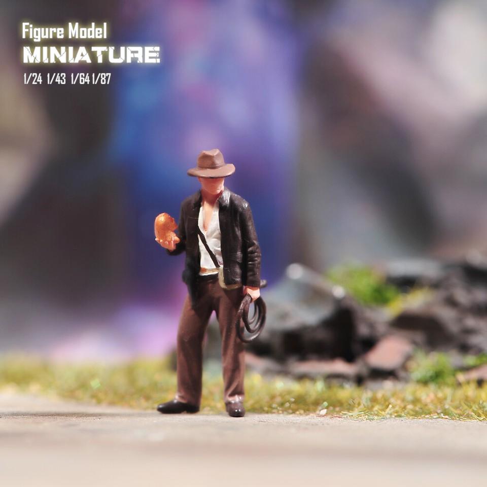 Indiana Jones Treasure Scene Props Miniatures Figures Model For Car ...