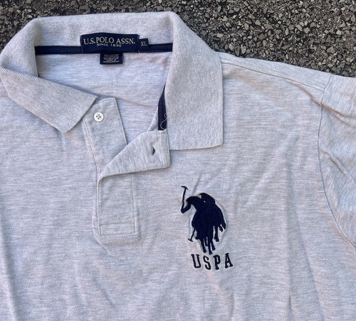 U.S. Polo Assn. Polo Shirt USPA Men’s Adult Size XL Gray | eBay