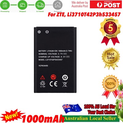 NEW Battery For 3G ZTE F327S/T126 TELSTRA /ALDI / BELONG / LYCA | eBay ...