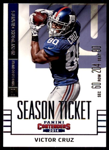 2014 Panini Contenders Victor Cruz Football Cards #48 | eBay
