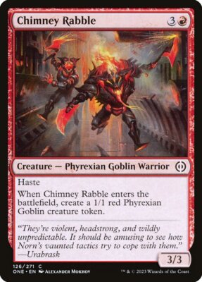 MTG Magic the Gathering Chimney Rabble (126/530) Phyrexia All Will Be ...