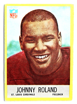 Johnny Roland #163 Philadelphia 1967 Football Card (St Louis Cardinals ...