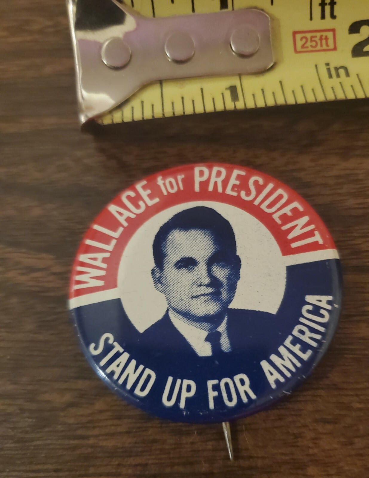 George Wallace for President Pin Patriotic Button Stand up for America ...