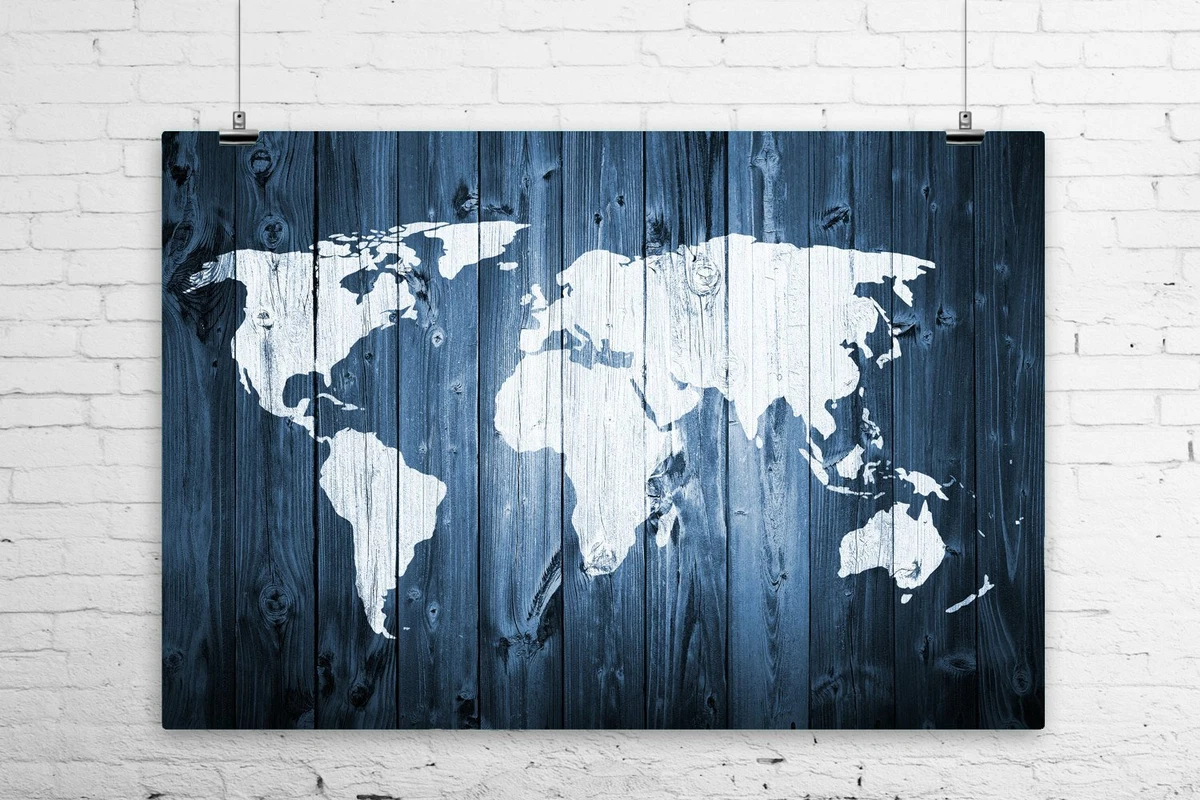 Reclaimed Wood Texture Map