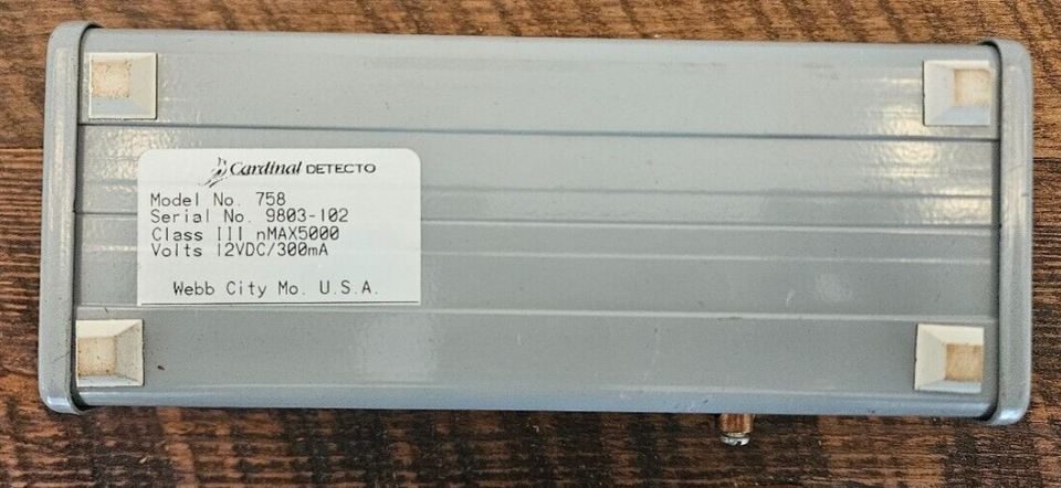 Cardinal Detecto Platform Scale 758 Digital Weight Indicator with ...