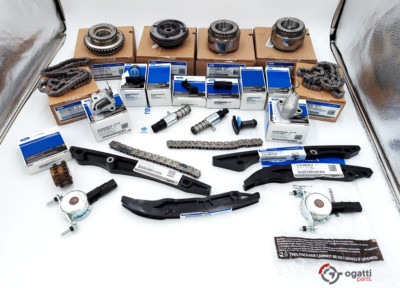 TIMING CHAIN KIT 5.0L BRAND NEW FORD OEM SET-23 MUSTANG 5.0L V8 4V 2017 ...
