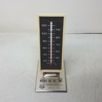 Withee Oil Company Wisconsin Thermometer Vintage Advertising Promo ...