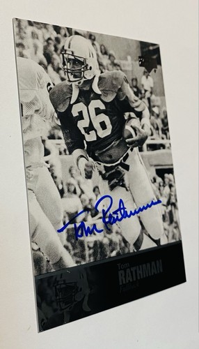 2011 Upper Deck College Legends Tom Rathman On Card Autograph Nebraska ...