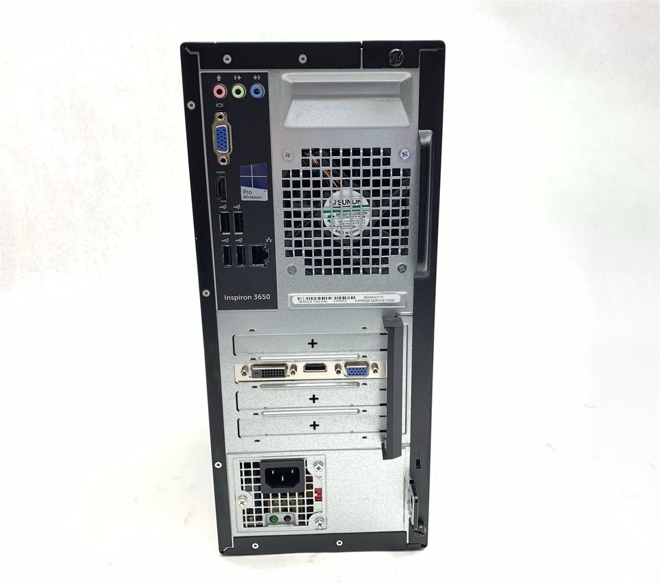 Dell Inspiron 3650 MT Intel i7-6700 3.40GHz 8GB 960GB SSD Windows 10P ...