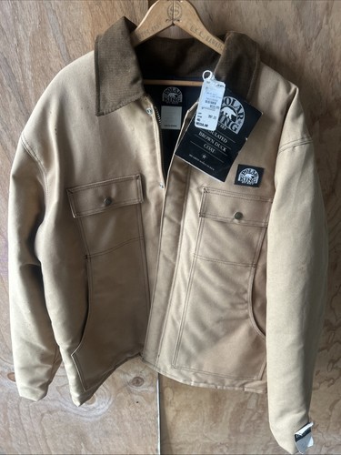 Brand New Distressed Polar King 46 Regular Jacket Quilted liner Heavy ...