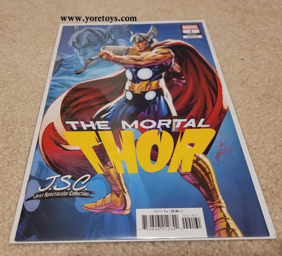 Marvel J Scott Campbell The Mortal Thor #1 Just Spectacular Collection ...