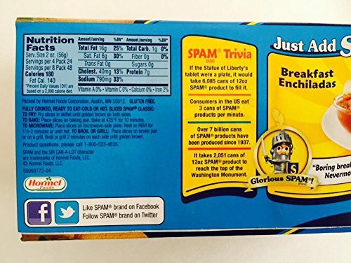 New 361887 Hormel Spam 12 Oz (8-Pack) Can Food Cheap Wholesale Discount ...