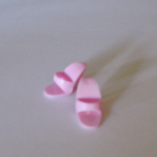 Vintage Barbie Pink Plastic Open Toed Shoes-Unmarked | eBay