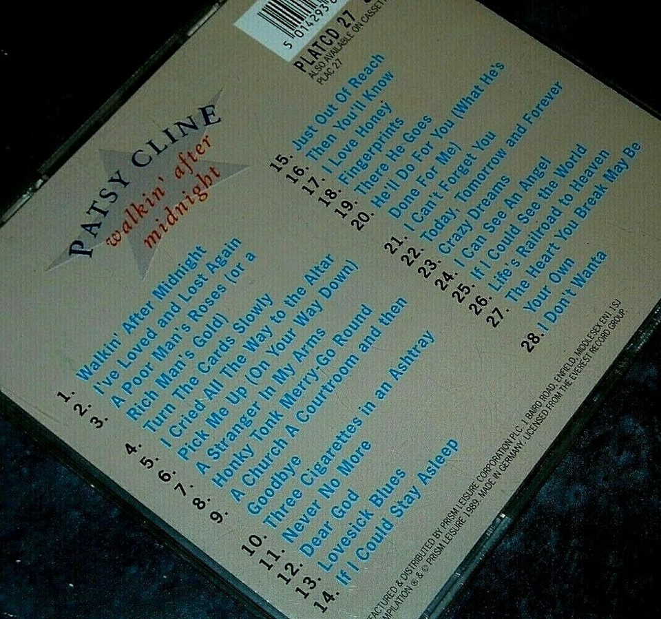 Patsy Cline. Country Classics. 28 Classics X 1 CD. | eBay