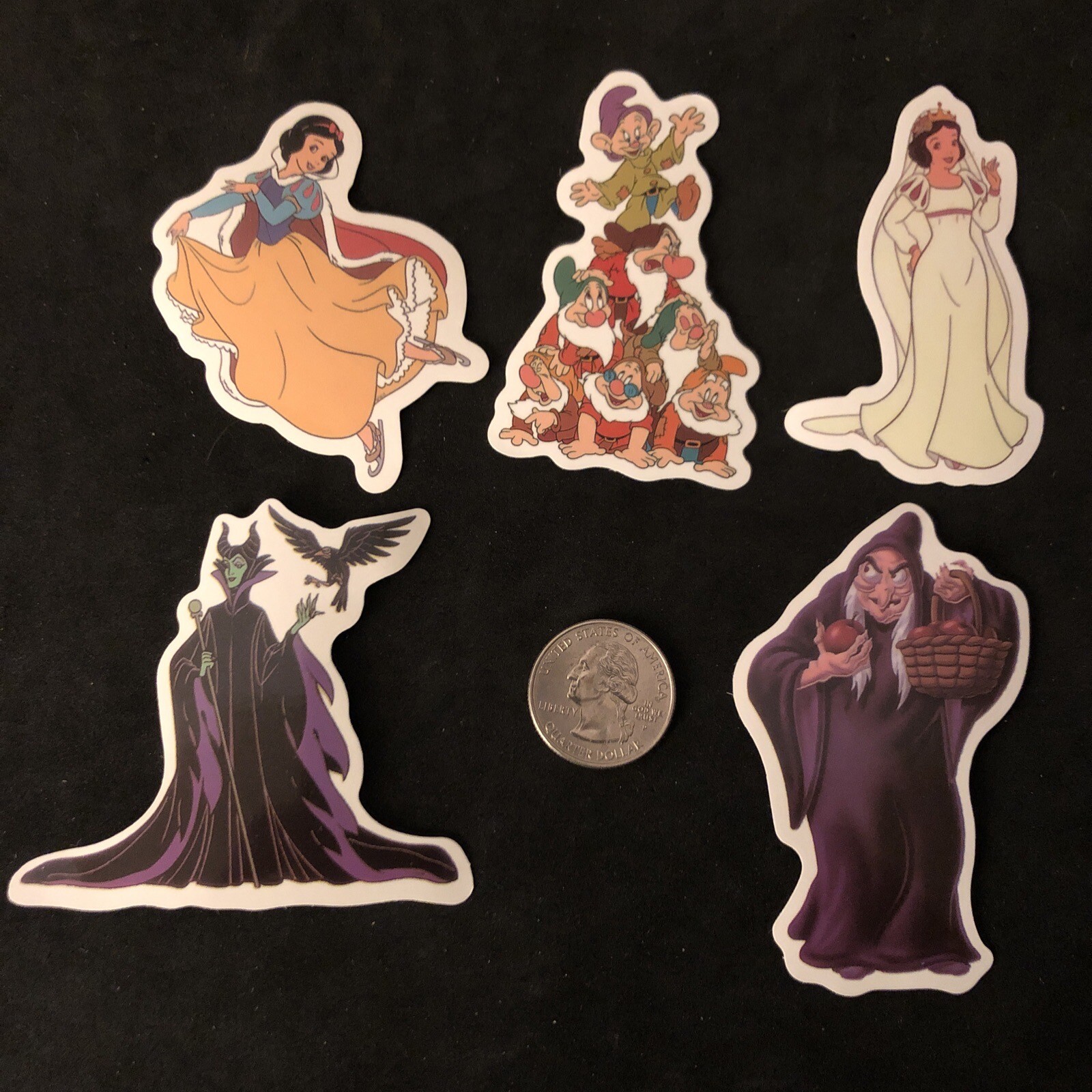 Disney Stickers - Disney Snow White & The Seven Dwarfs Lot of 5 ...
