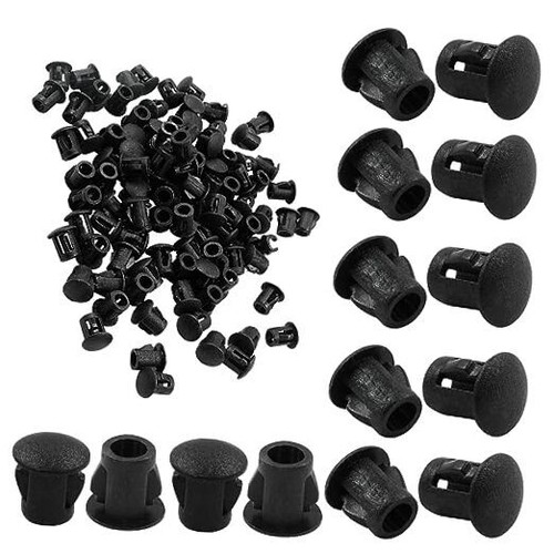 100pcs Hole Plugs, Nylon Plastic Screw Hole Plugs, 5mm Round 0.19"/5mm ...