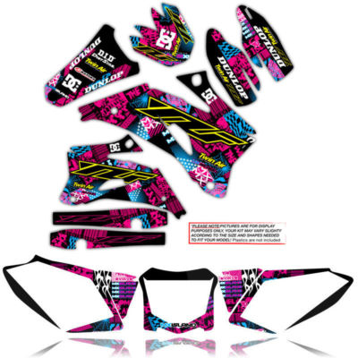 2006 2007 YZ 125 250 GRAPHICS YAMAHA YZ125 YZ250 NIGHTRIDER : MAGENTA ...