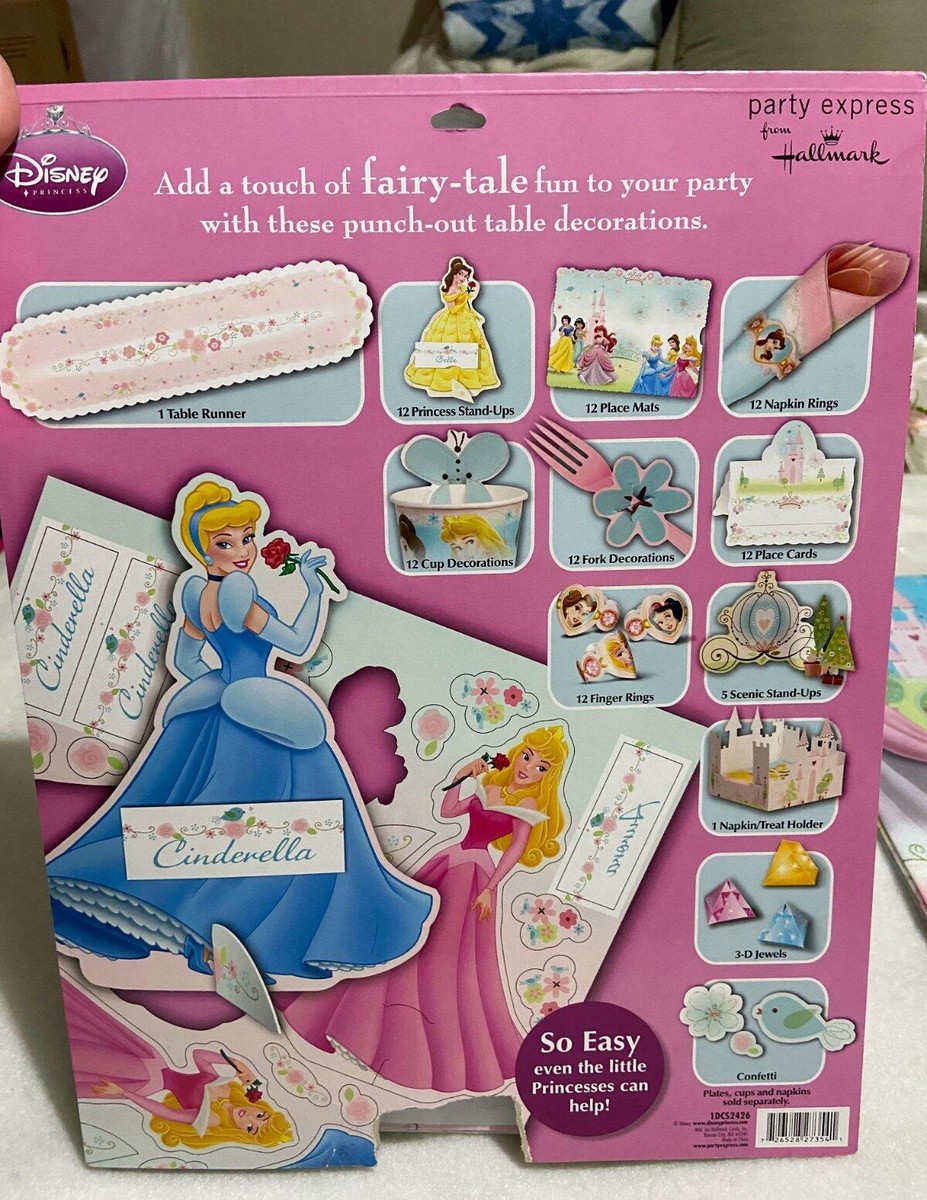 Disney Princess Placecards Holders Silver Bell Place Card Holders