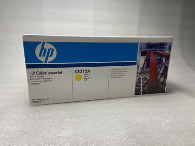 HP Color LaserJet CE272A Yellow Print Cartridge SEALED | eBay