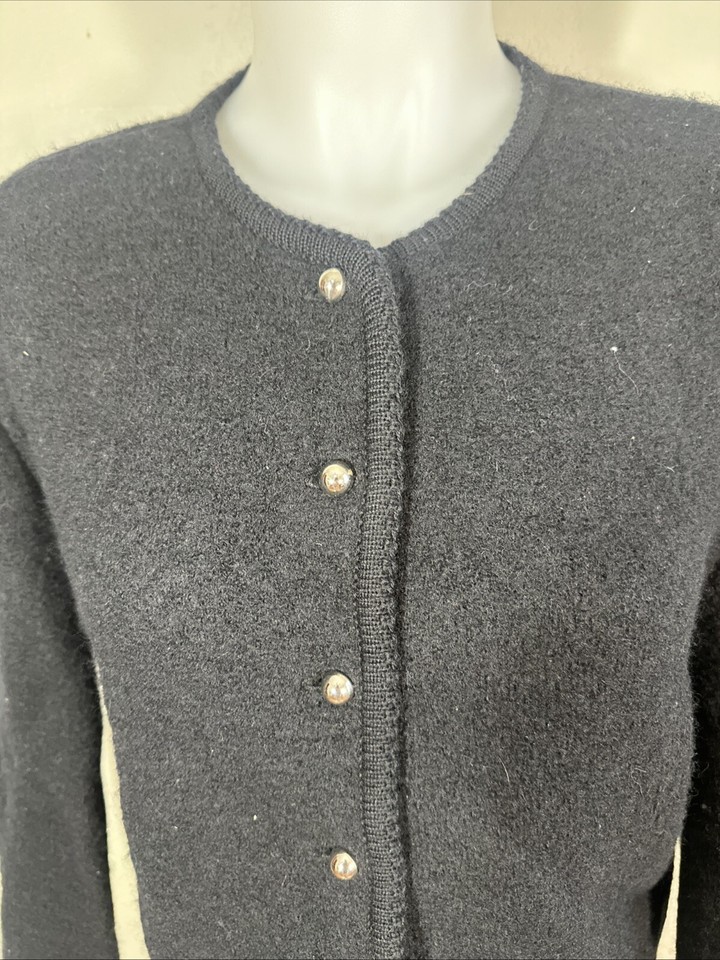 Carroll Reed Ski Shop Womens 14 New Hampshire Boiled Wool Cardigan ...