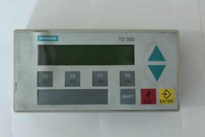 SIEMENS SIMATIC S7 TD 200 6ES7272-0AA00-0YA0 OPERATOR DISPLAY | eBay