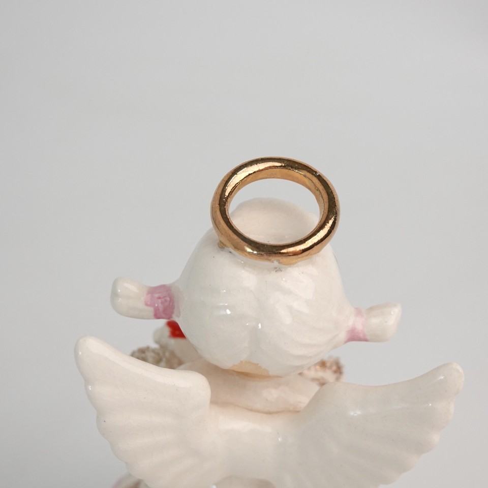 Vintage LEFTON 4th of July Birth month Angel 1950's Figurine | eBay