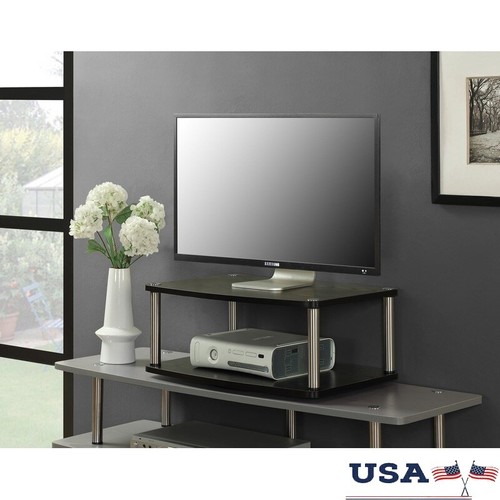 Double Tier Swivel Riser Ideal TVs up to 26in Easy Assembly Modern ...