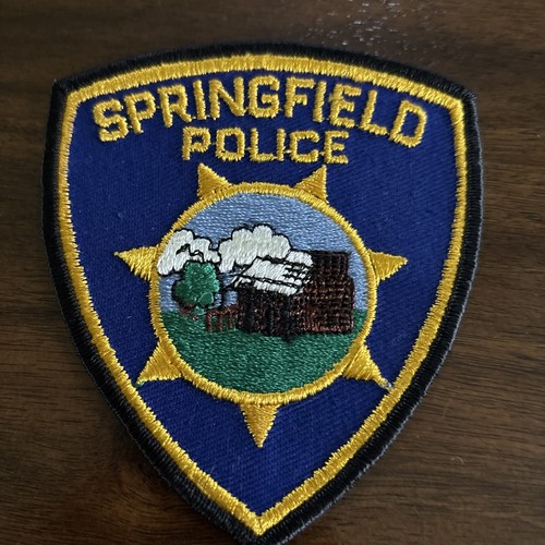 Vintage Springfield Illinois capital city Police Patch Abraham Lincoln ...