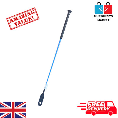 Horse Riding Crop Edward Goddard Training Whip 65cm Blue | eBay UK