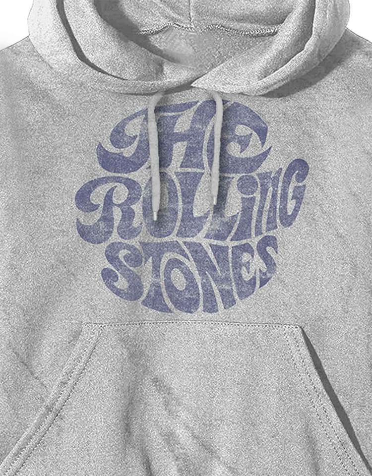 Sweat à capuche The Rolling Stones vintage années 70 logo officiel ...