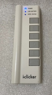 iClicker 1st Edition/Generation Student Remote Control Classroom ...