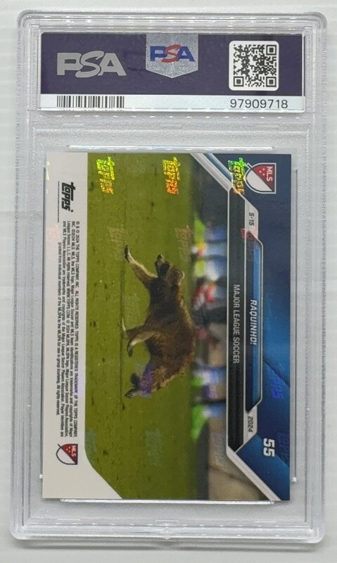 2024 Topps Now MLS Raquinho! Four-Legged Friend Night Match Philly #55 ...