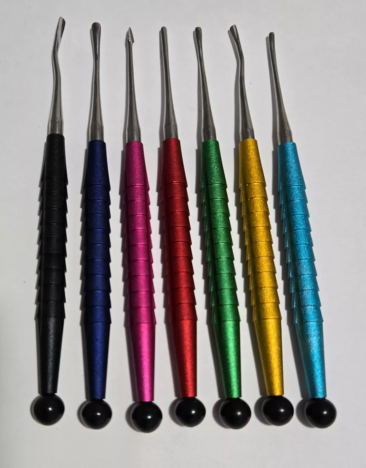 Dental Root Extracting Extraction Kit Set of 7 Luxating Elevators PDL ...