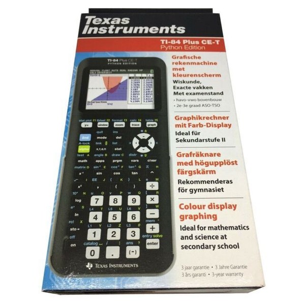 Texas Instruments TI 84 Plus CE T Python Edition Graphing Calculator texas-instruments-ti-84-plus-ce-t-python-edition-graphing-calculator