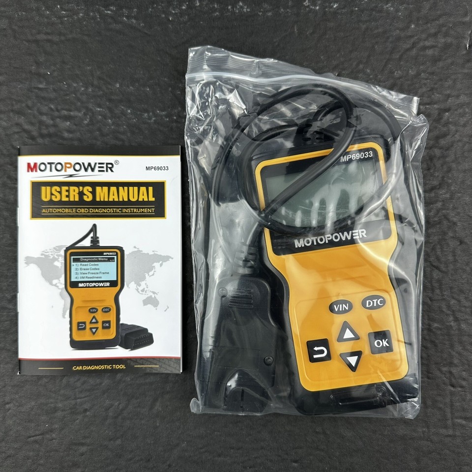 MOTOPOWER Car OBD2 EOBD Scanner Code Reader Engine Diagnostic Tool ...