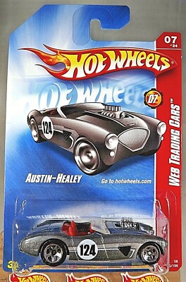 2008 Hot Wheels #83 Web Trading Cars 7/24 AUSTIN-HEALEY Mtflk Gray ...